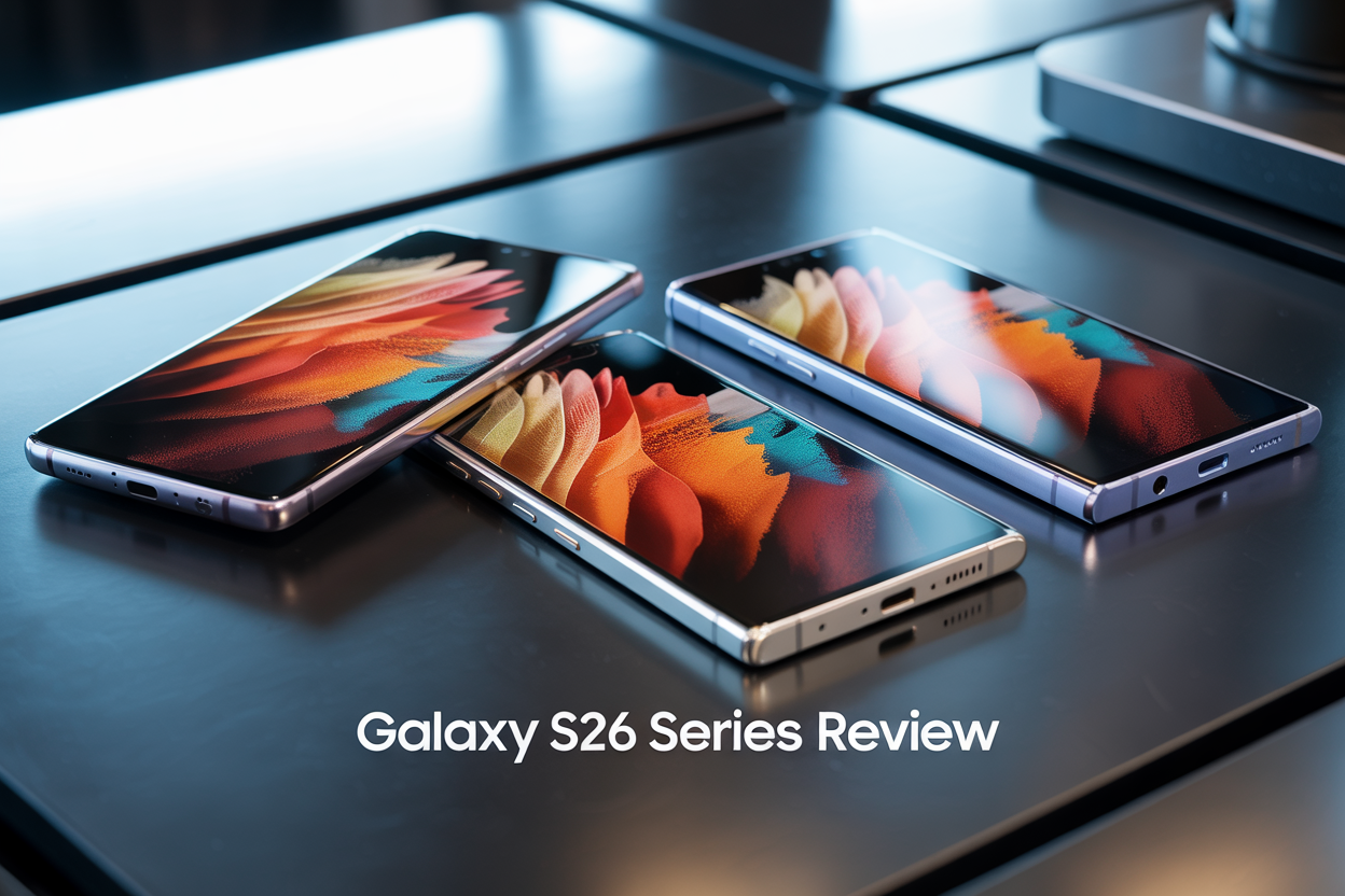 "مراجعة شاملة لسلسلة Samsung Galaxy S26: Ultra، Plus، والموديل الأساسي ...